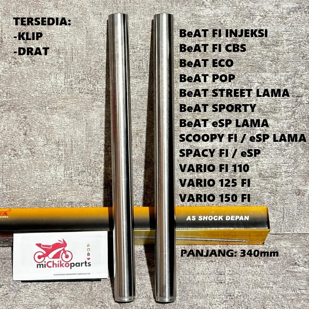 Jual Pipa As Shock Skok Garpu Depan Beat Fi Injeksi Beat Pop Eco Street ...