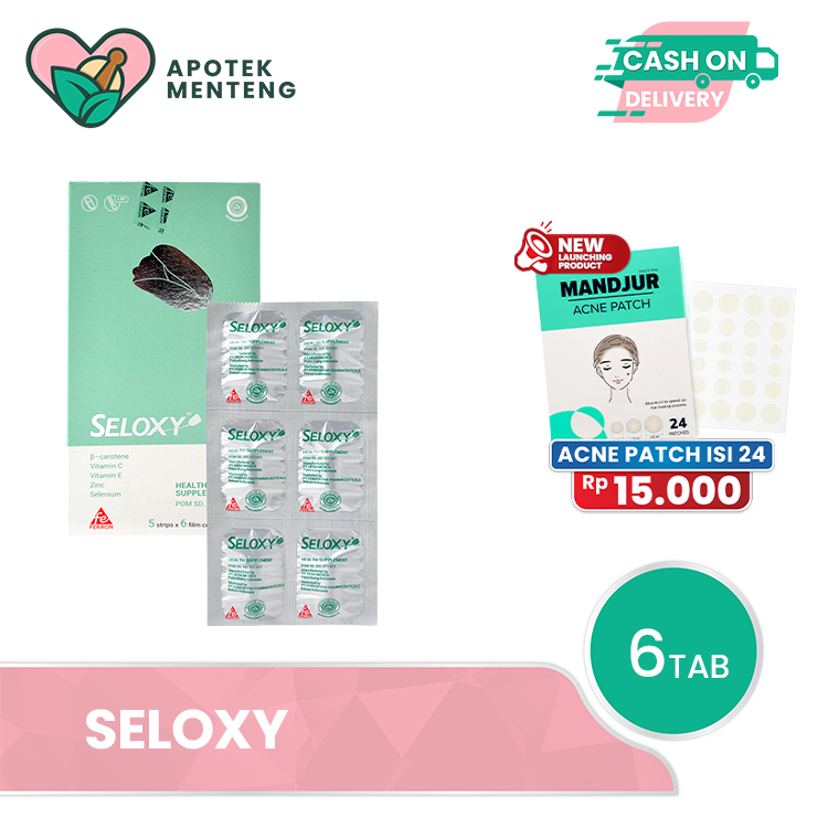 Jual Seloxy 6 Kaplet - Vitamin A, C, E, Zinc dan Selenium | Shopee ...