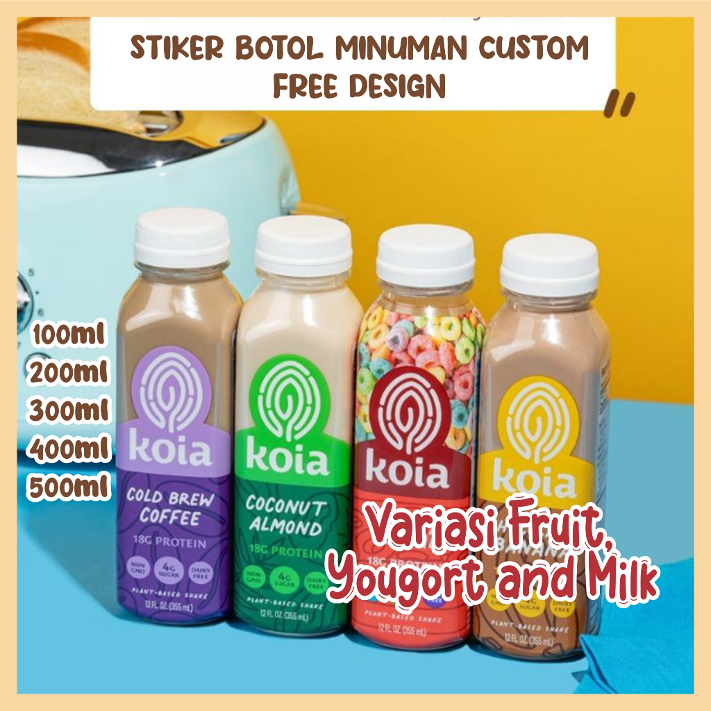 Jual CETAK STIKER BOTOL ANTI AIR MINUMAN / CETAK STIKER MINUMAN UNTUK ...