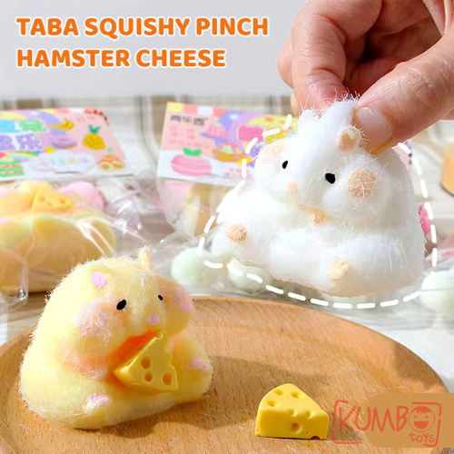 Jual Mainan Anak Squishy Pinch Mouse Cheese And Hamster Squishy Keju ...