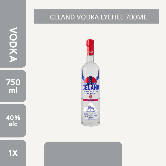 Jual Iceland Vodka Lychee 700ml | Shopee Indonesia