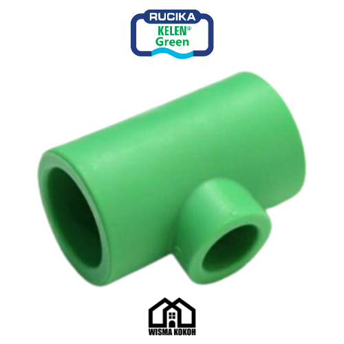 Jual RUCIKA (KELEN GREEN) REDUCER TEE / REDUCER VLOK TEE PPR 90Mm x 75Mm (3" x 2-1/2") | Shopee ...