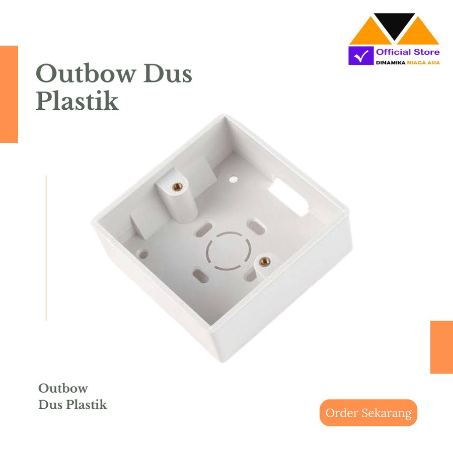 Jual Kotak Plastik Outbow Putih Box Saklar dan Stop Kontak Tanam ...