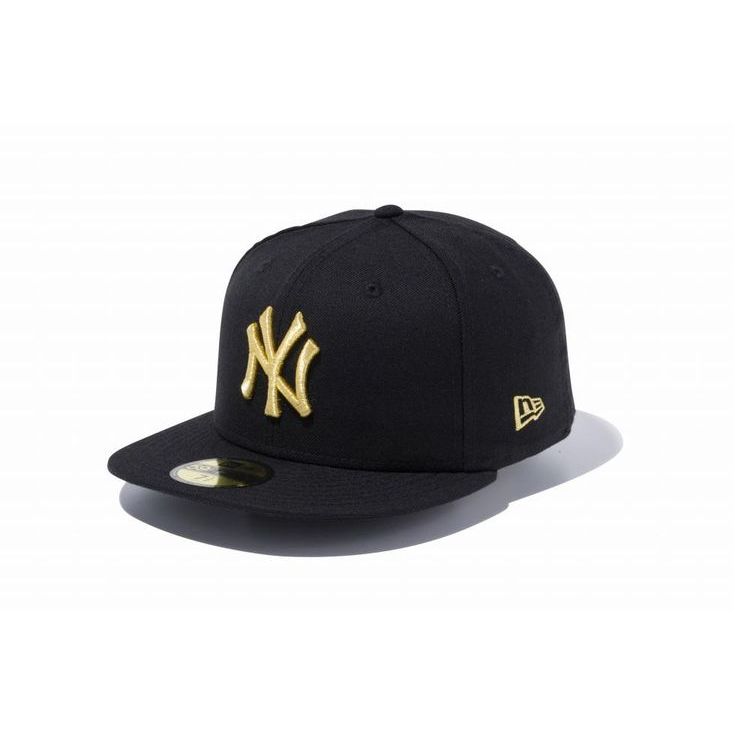 Jual Topi Fitted NY New York Black Gold Hitam Emas Build Up Bordir Caps ...
