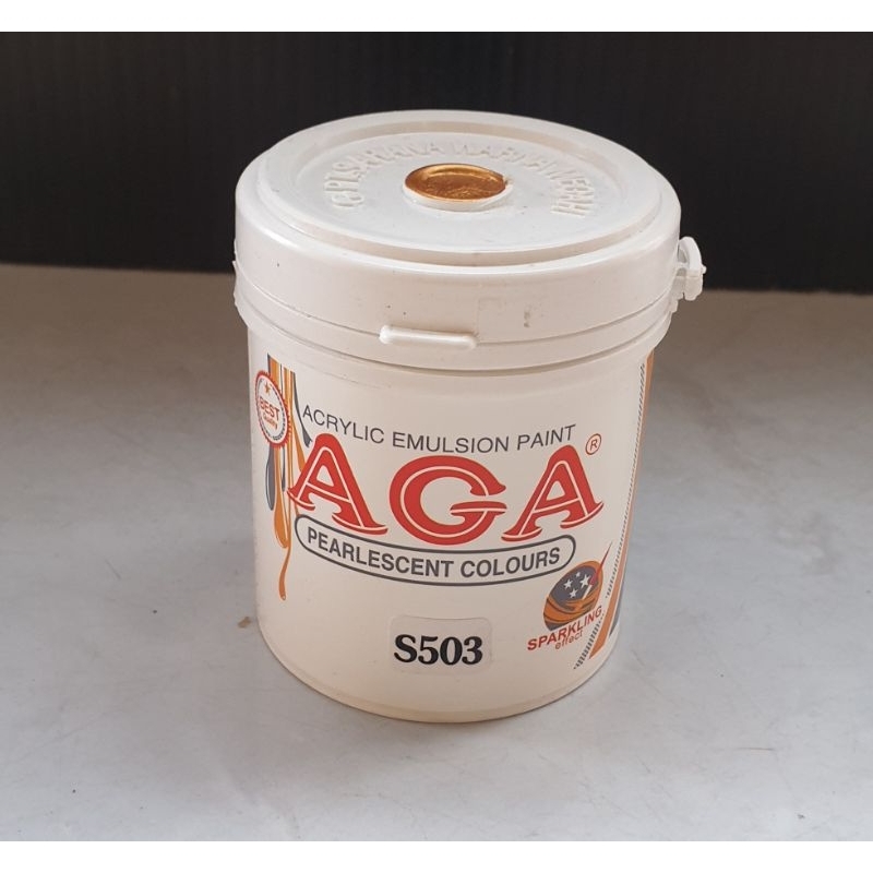 Jual Cat aga 100cc pearlescent colours warna emas gold S 503 | Shopee ...