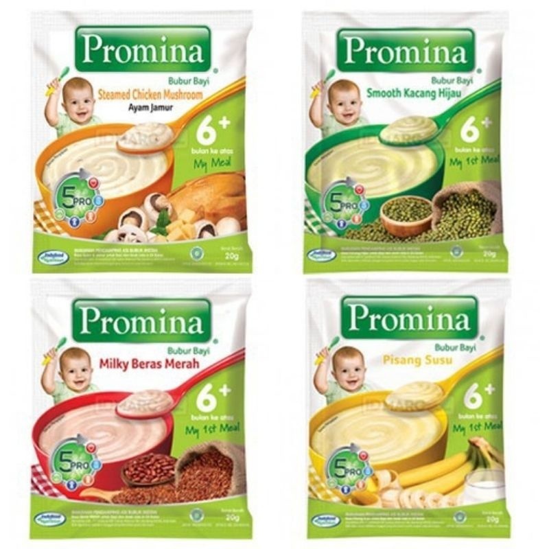 Jual Promina Bubur Fortifikasi Anak Bayi 6+ Bulan MPASI Eceran Satu ...