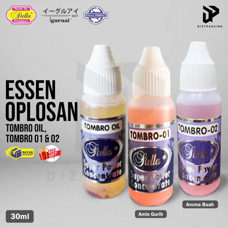 Jual Essen ikan mas Tombro Oil 01 02 Dus Biru Premium Best Seller 30ml ...