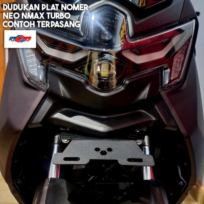 Jual Breket dudukan plat nomer Nmax Turbo Neo S Techmax 2024 X3 tebal ...