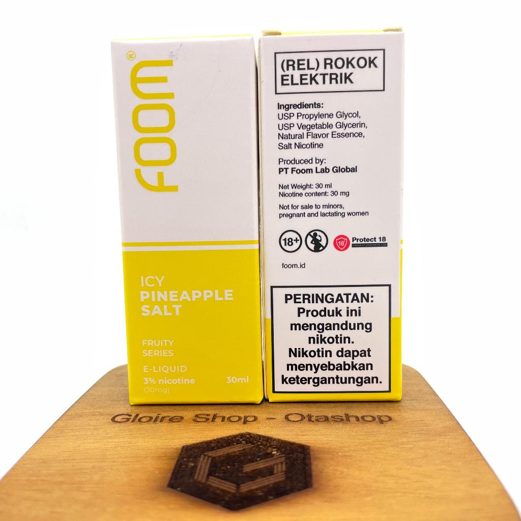 Jual SALT - Foom ICY PINEAPPLE 30ML by Foom Liquid Pods | Shopee Indonesia