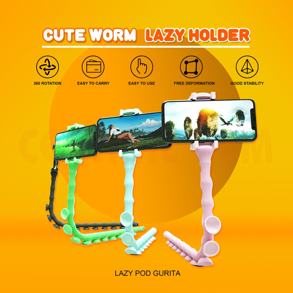 Jual LAZY POD PHONE HOLDER GURITA MULTIFUNGSI | Shopee Indonesia