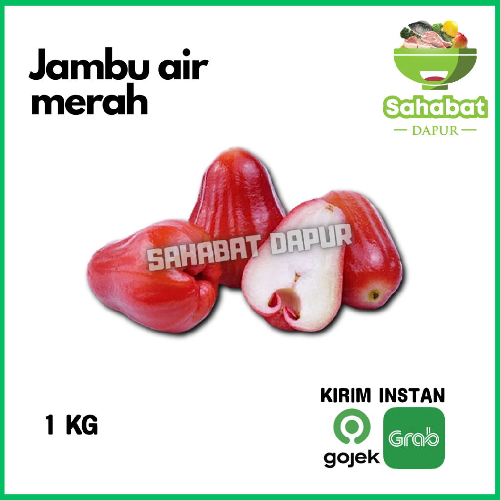 Jual Jambu Air Merah / Buah Jambu 1kg - Sahabatdapur | Shopee Indonesia