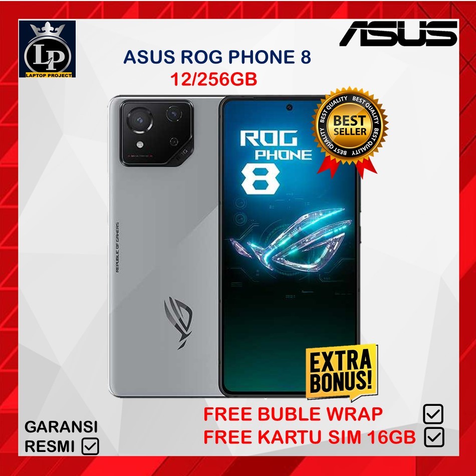 Jual ASUS ROG Phone 8 12/256GB SNAPDRAGON 8 Gen 3 AMOLED GARANSI RESMI ...