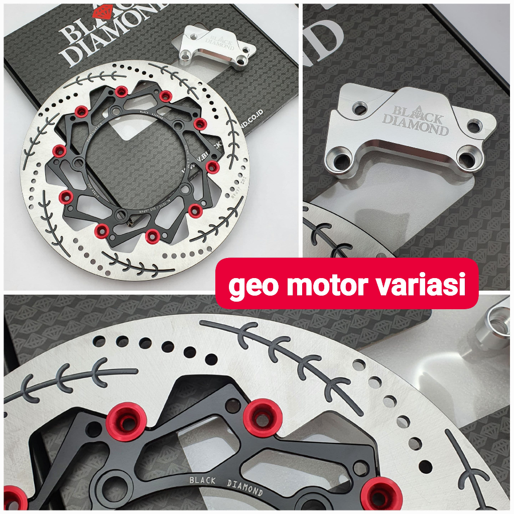Jual Piringan Disc Cakram Depan YAMAHA Xmax Old / New Black Diamond CNC Floating High Perfomance ...