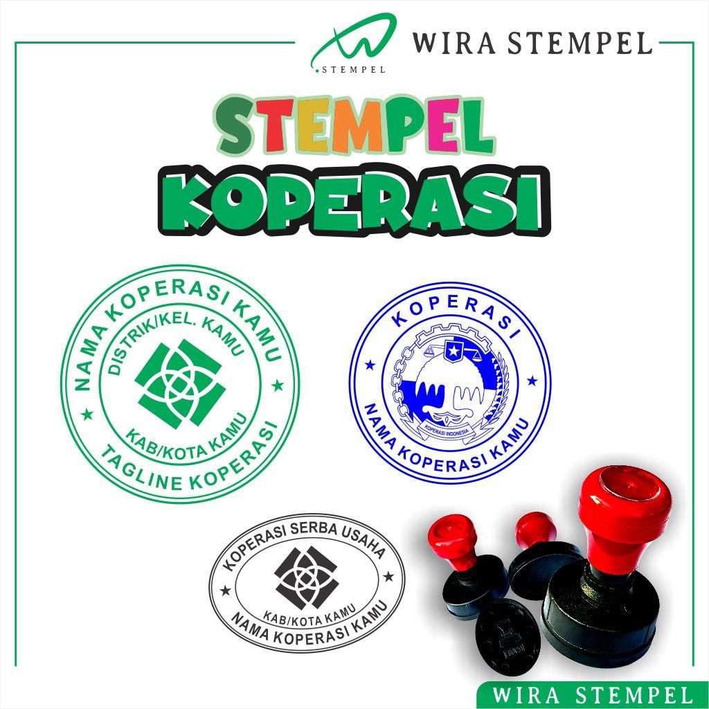 Jual Cetak Stempel Flash Koperasi Custom | Shopee Indonesia