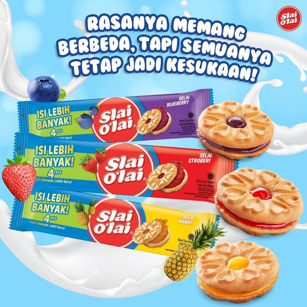 Jual BOX - Biskuit Slai Olai Isi 10pc | Shopee Indonesia