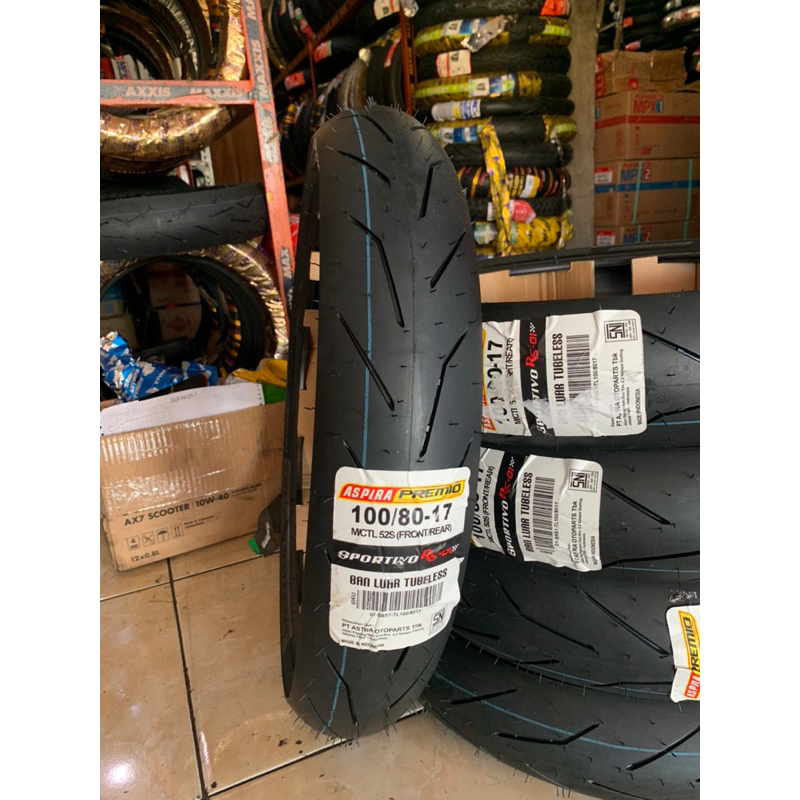 Jual ban aspira premio sportivo RS 01 racing 100/80-17 soft compound | Shopee Indonesia