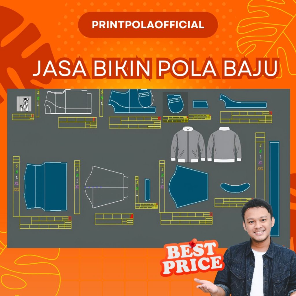 Jual JASA BIKIN POLA BAJU | DUPLIKAT POLA JAHIT PAKAIAN | DIGITAL ...