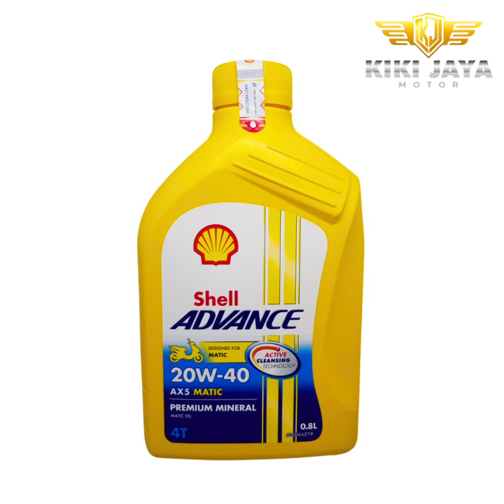 Jual Oli Motor Shell Advance AX5 Matic 20W-40 0,8 Lliter | Shopee Indonesia