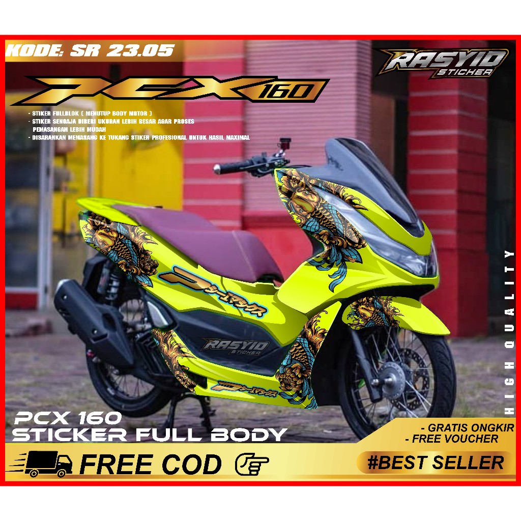 Jual Stiker Decal Full Body Honda PCX 160 2021 2022 2023 2024 Decal ...
