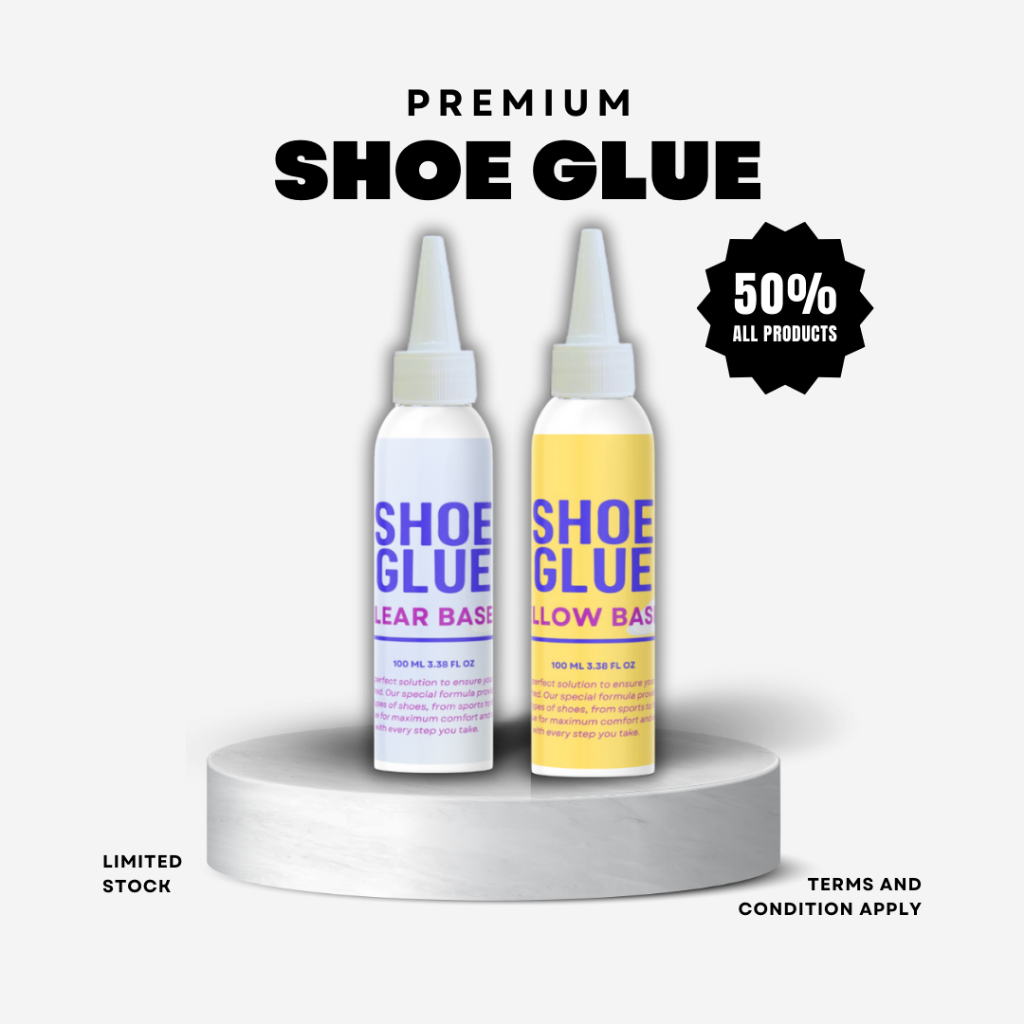 Jual Lem Sepatu Kuning Shoe Glue by SHOEGLOW | Lem Sepatu Bening Shoe ...