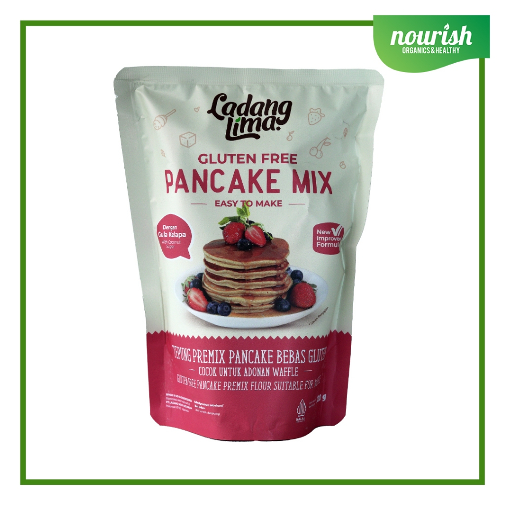Jual Ladang Lima Gluten Free Pancake Mix (tepung pancake gluten free ...