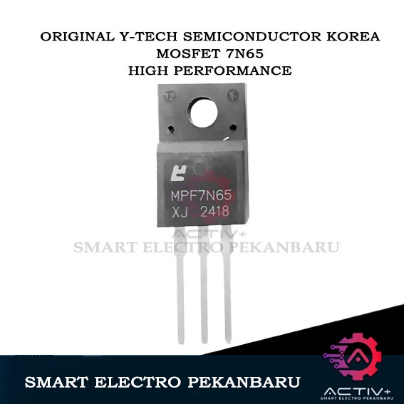 Jual ORIGINAL MOSFET 7N65 TO-220 Y-TECH SEMICONDUCTOR / FAIRCHILD KOREA MPF7N65 OEM -FET MOSFET ...