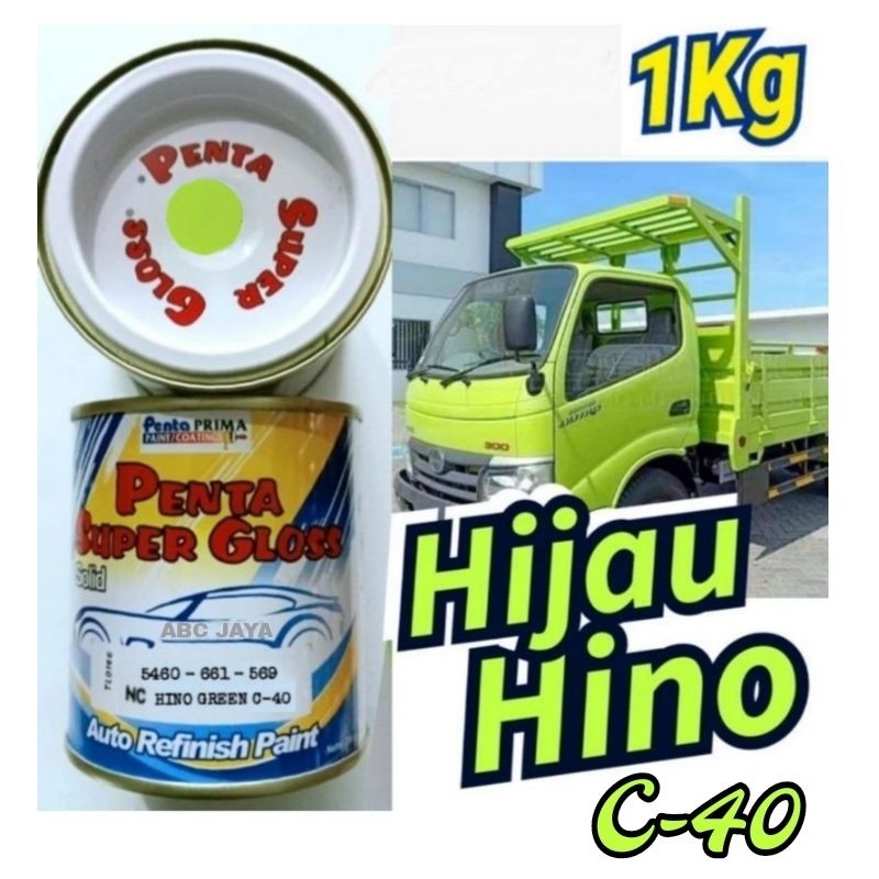 Jual Cat Penta Super Gloss 5460-661-569 NC Hino Green C-40 Hijau Hino ...