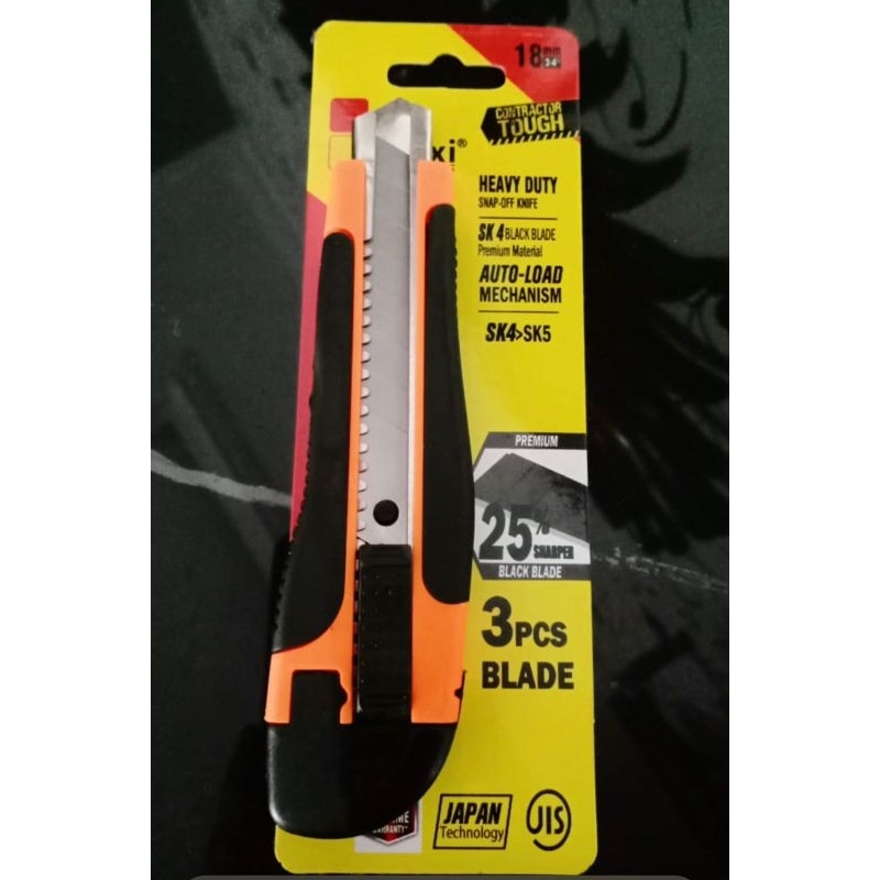 Jual Cutter Tajam / Pisau cutter gagang karet, harga yang tercantum ...