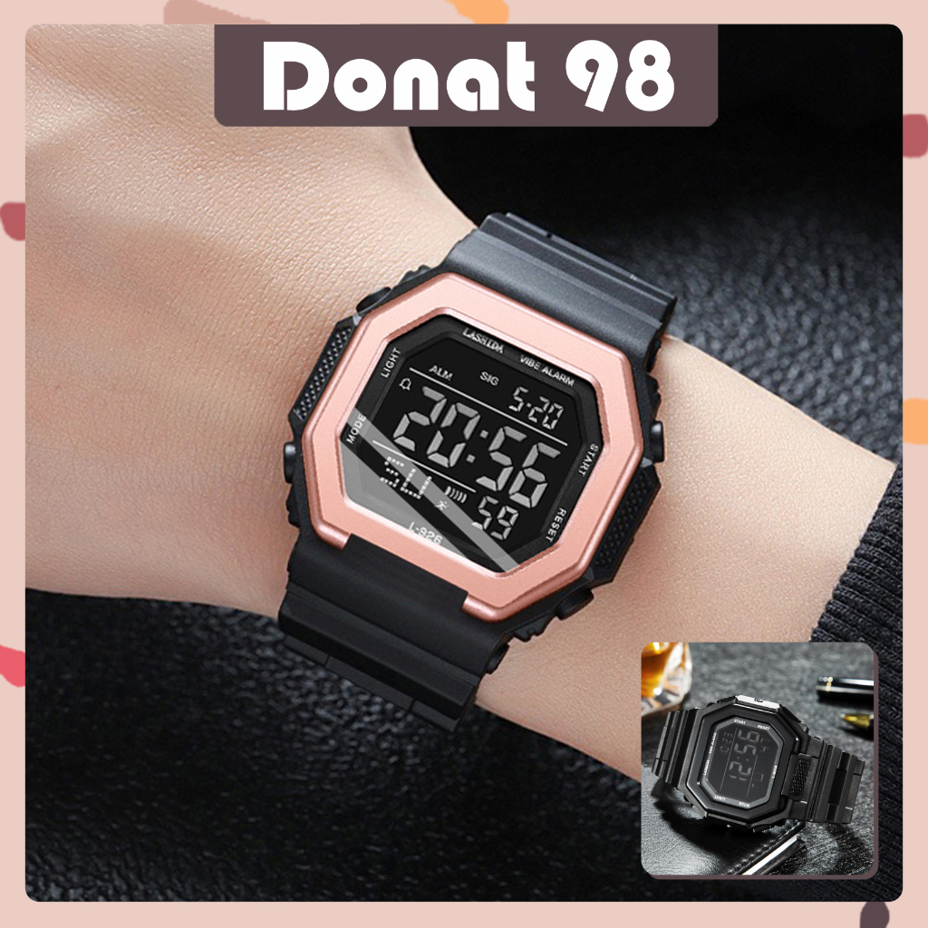 Jual Donat - Jam Tangan Waterproof Digital Rubber Pria Wanita Jam Sport ...