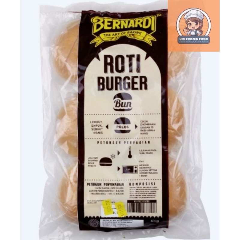 Jual Roti Burger Bernardi Polos Isi 6pcs | Shopee Indonesia