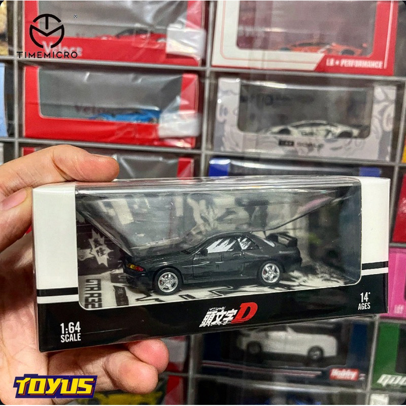Jual Time Micro - Initial D With Figure Nissan GTR R32 Takeshi Nakazato ...