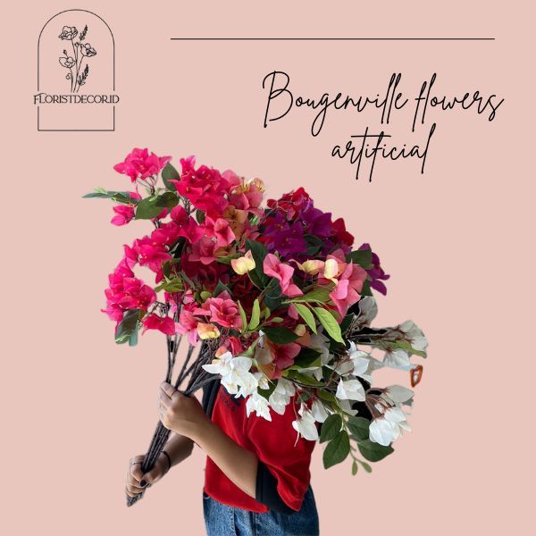 Jual Qc Termurah Bougenville Bougainvillea Artififcial Flower Bunga