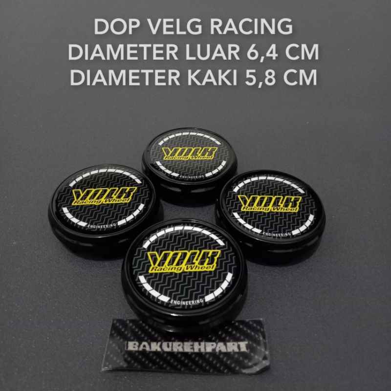 Jual Dop roda tutup velg mobil racing variasi logo sticker resin ...