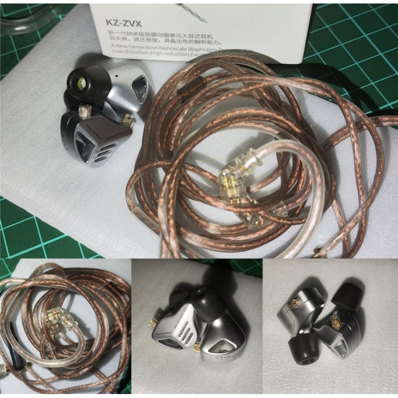 Jual KZ ZVX + Cable KZ T1 (No Mic) + Cable Jcally 16 Core With mic ...