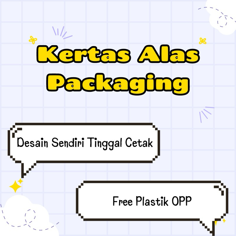Jual ALAS PACKING | DESAIN SENDIRI | FREE PLASTIK (BACA DESKRIPSI ...