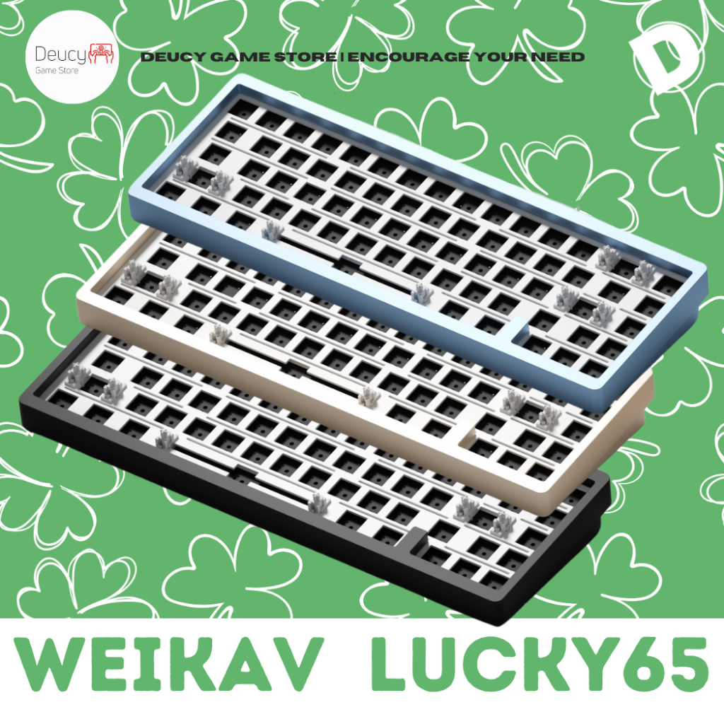 Jual WEIKAV Lucky65 Barebone Wireless RGB Hotswappable Mechanical ...