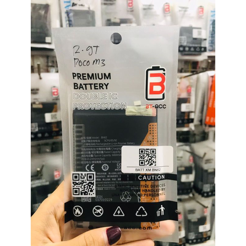 Jual XIOMI BN62/REDMI 9T/POCO M3.BATTERT PREMIUM BT-ACC. | Shopee Indonesia