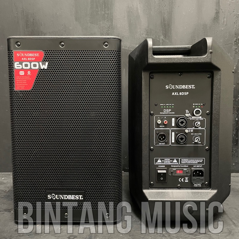 Jual speaker aktif soundbest axl 8 dsp original 8 inch AXL 8DSP 600watt | Shopee Indonesia