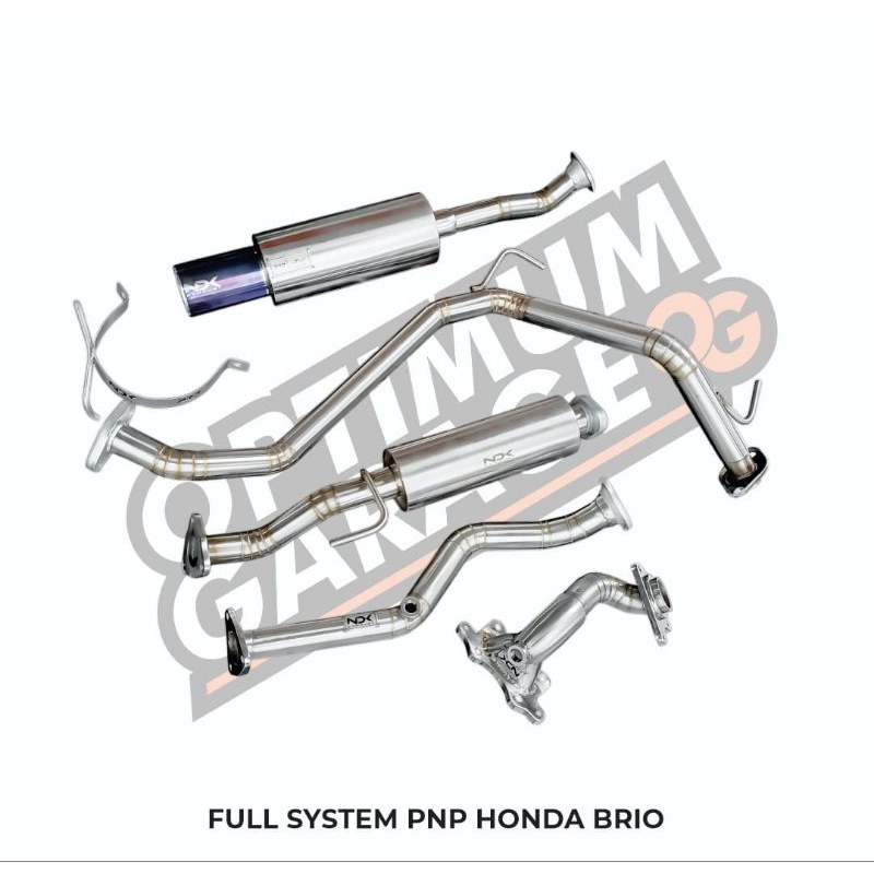 Jual FULL SISTEM PNP HONDA BRIO MUFFLER PRO STREET RESONATOR DRAG | Shopee Indonesia