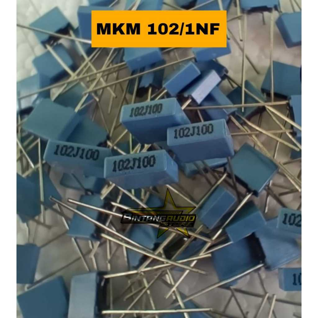 Jual Capasitor / Kapasitor MKM Biru 102 1nf 100V Kualitas Original RoHS | Shopee Indonesia