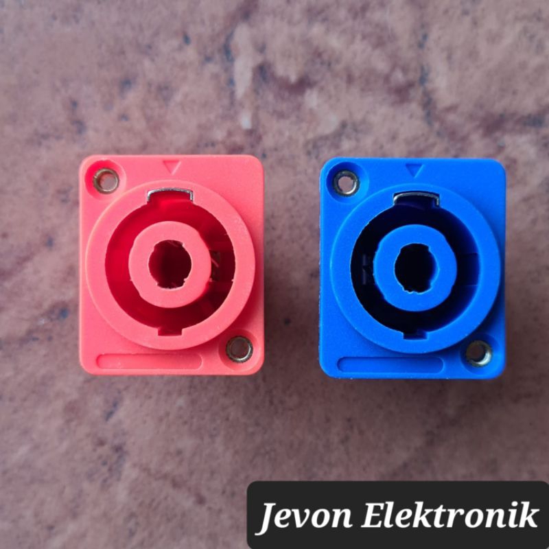 Jual Soket Spikon Kotak Kecil Plastik Warna Merah Biru Orange Hitam ...