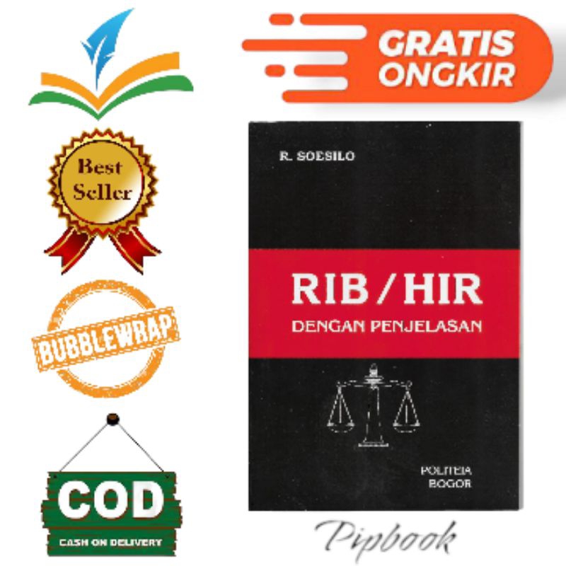 Jual BUKU HUKUM: BUKU HUKUM RIB/HIR DENGAN PENJELASAN POLITEIA BOGOR ...