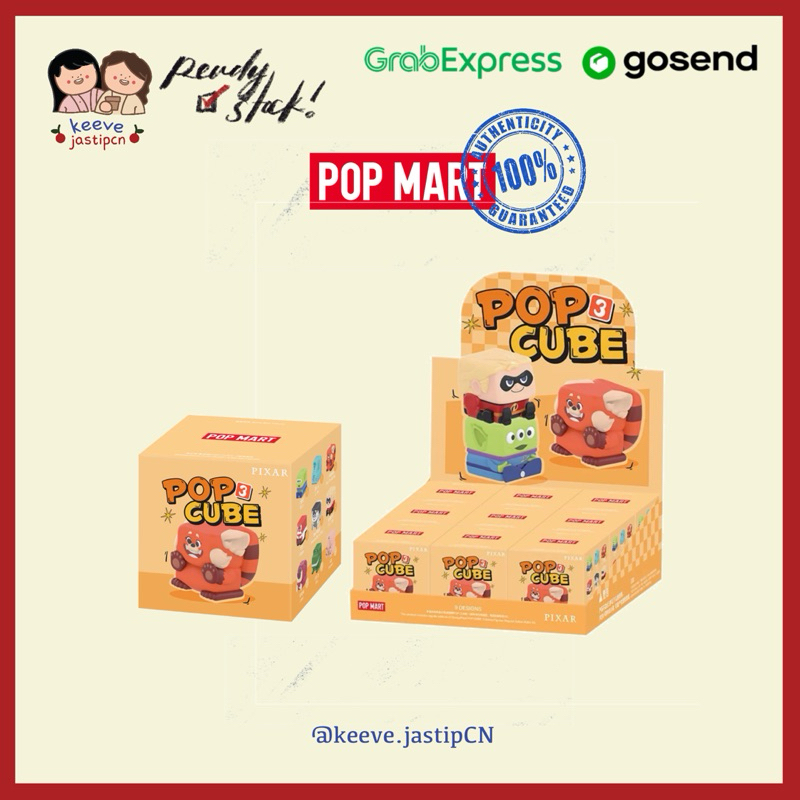 Jual POPMART X DISNEY PIXAR POPCUBE 3 FIGURINE SET SERIES | Shopee ...