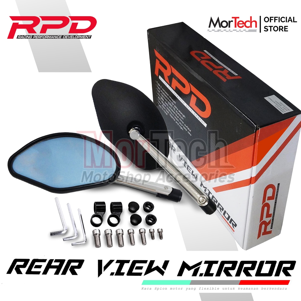 Jual Kaca Spion Sepion RPD CNC by TDR Racing Universal semua Motor Nmax ...