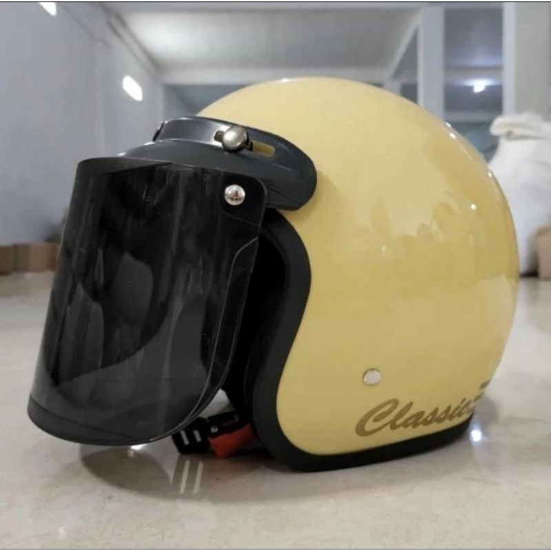 Jual HELM CLASSIC KACA BOGO SNI | Shopee Indonesia