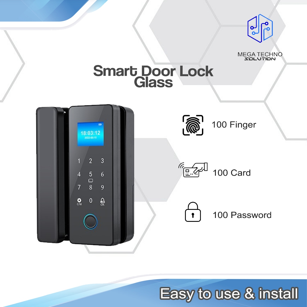 Jual Smart Door Lock / Kunci Pintu Digital Sidik Jari & Kartu - Full ...
