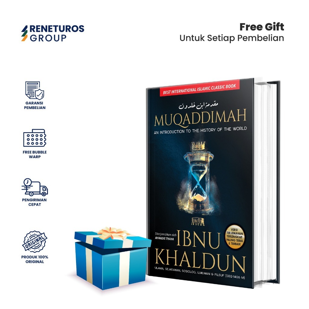 Jual BUKU KITAB MUQADDIMAH AN INTRODUCTION TO THE HISTORY OF THE WORLD IBNU KHALDUN TUROS ...