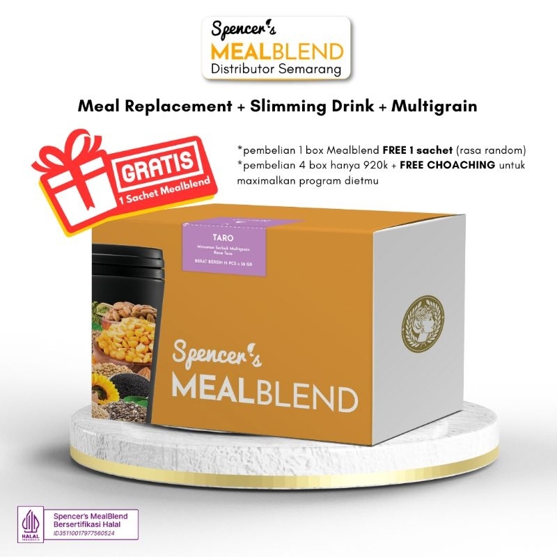 Jual Spencer's MealBlend Royal Taro Delight Box @ 15 Sachet Meal ...