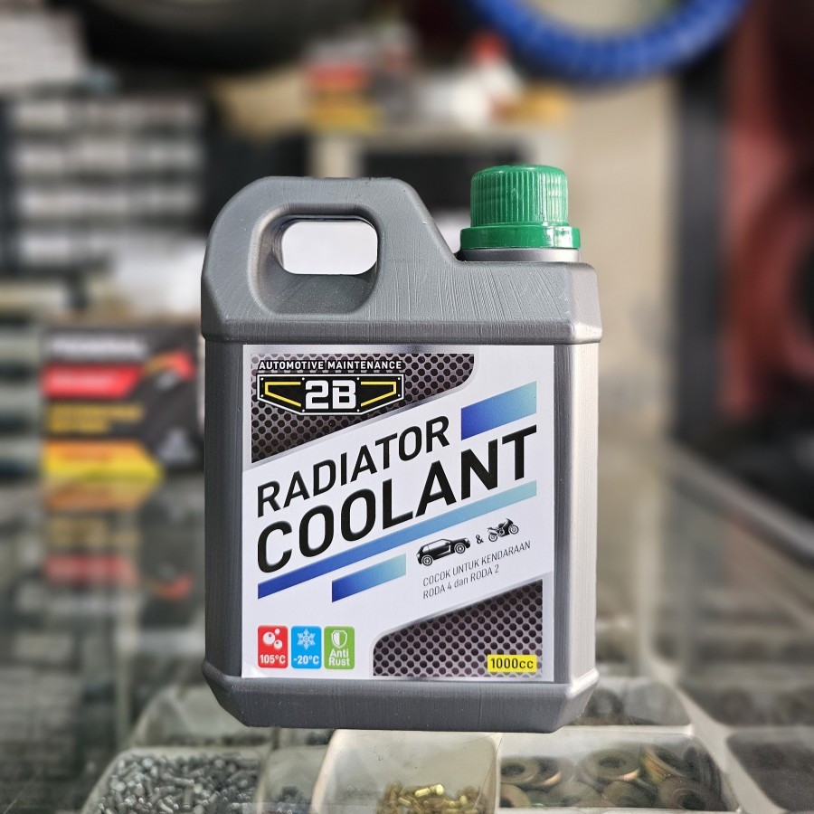 Jual Air Radiator 2B | Radiator Coolant Mobil & Motor 1000 Ml | 1 Liter ...