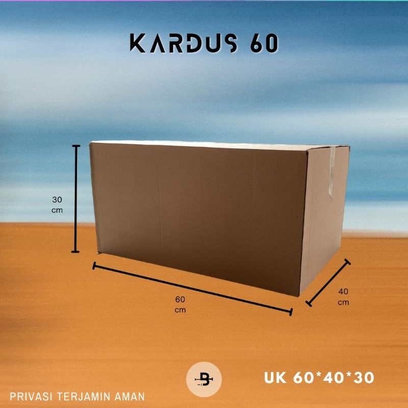 Jual KARDUS 60 x 40 x 30 cm | BOX | KARTON PACKING PACKAGING BARU 3 MM ...